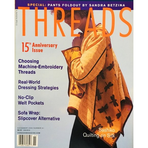 Office | Threads 15th Anniversary Nov 201 Issue 91 Quilting On Silk ...